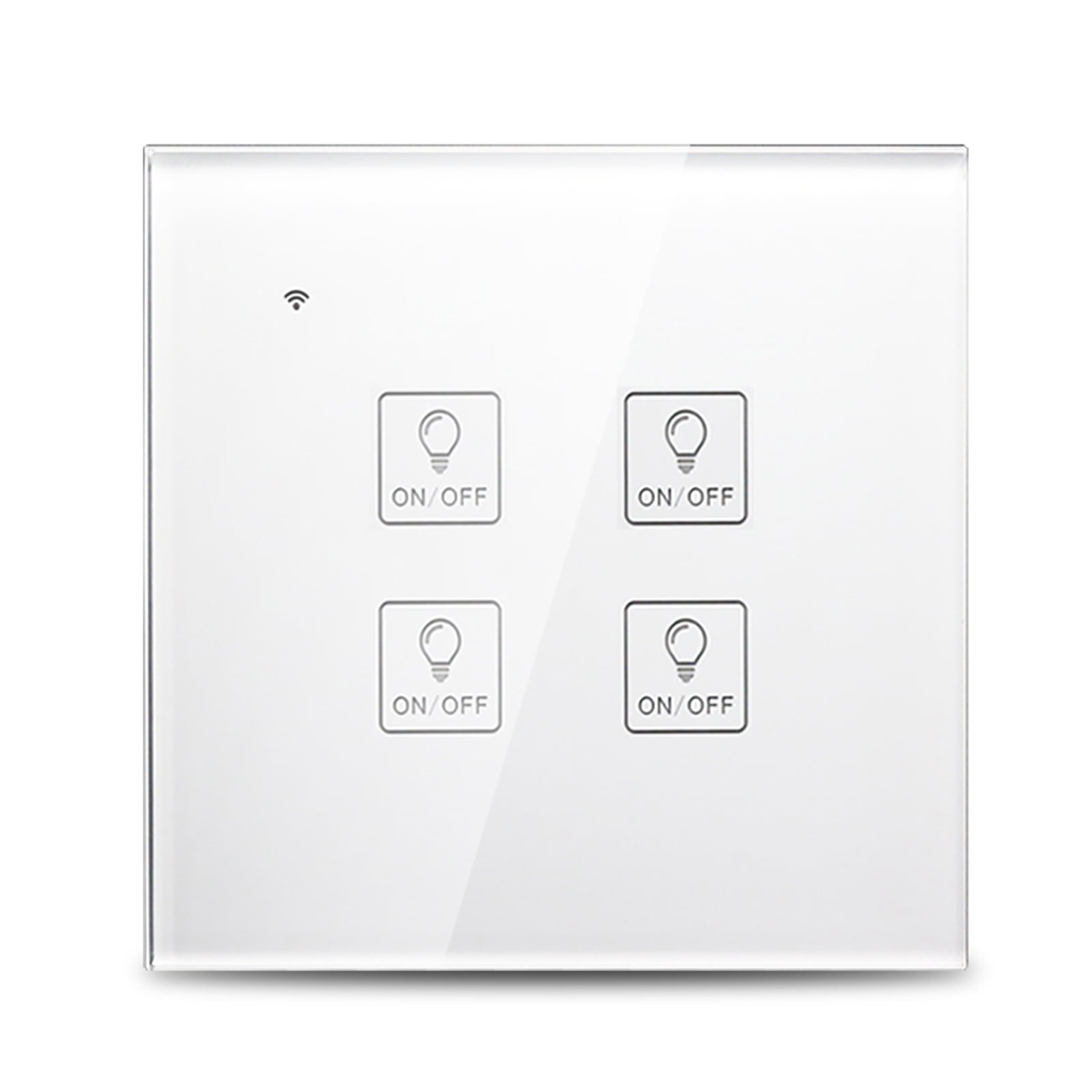 Click here for Mistaha Wi-Fi Smart Wall Touch Light Switch Glass... prices