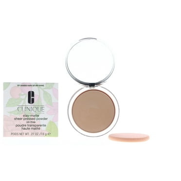 Clinique Face Compact Makeup - Stay-Matte Sheer Pressed Powder, Stay ...