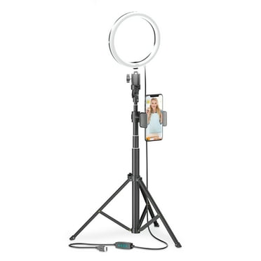 Bower 12” Studio Light USB Power Ball-Head Mount 62" Adjustable Tripod ...