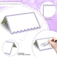 150 PCS Purple s for Table Setting,Blank s,Wedding Name Cards,Seating ...