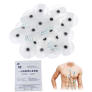 Red Dot Resting EKG Electrode: 100 Count, 1-3/4" x 7/8" - Walmart.com