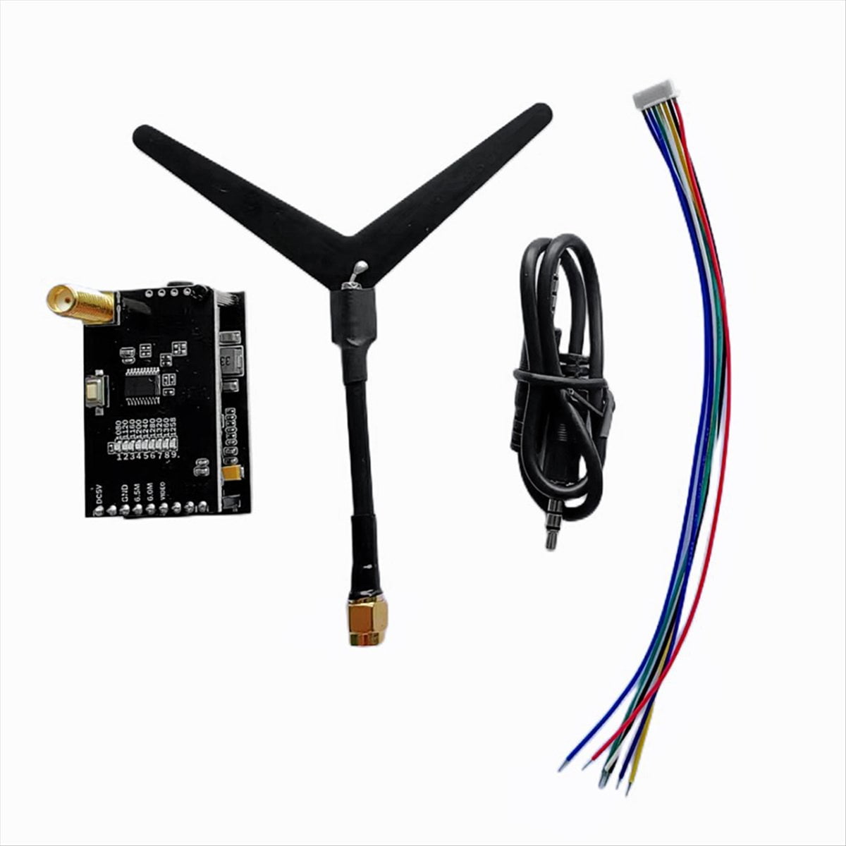 Kit Receptor de TransmisióN de VíDeo 1,2G 1,3G VRX de 9 Canales para RC ...