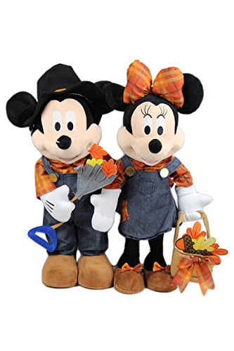 Minnie Mouse And Mickey Mouse Holiday Greeter Fall Edition - Walmart.com