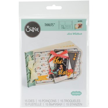 Sizzix Thinlits Die Set 133 Pack, Alphanumeric Tiny Type Upper by Tim Holtz - Walmart.com