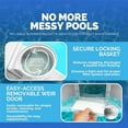 cbzote Above Ground Pool Kit for Clear Water and Durable Performance Cleaning Supplies for ...