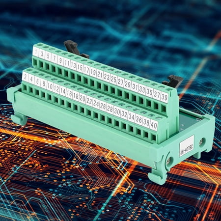 Terminal Adapter, IDC-40P Terminal Block Breakout Board Module ...