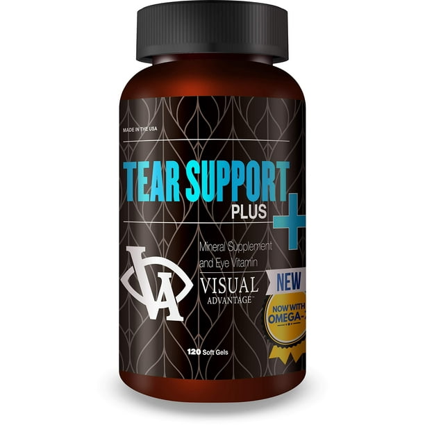Visual Advantage Tear Support Plus for Dry Eyes - 1 Month Supply ...