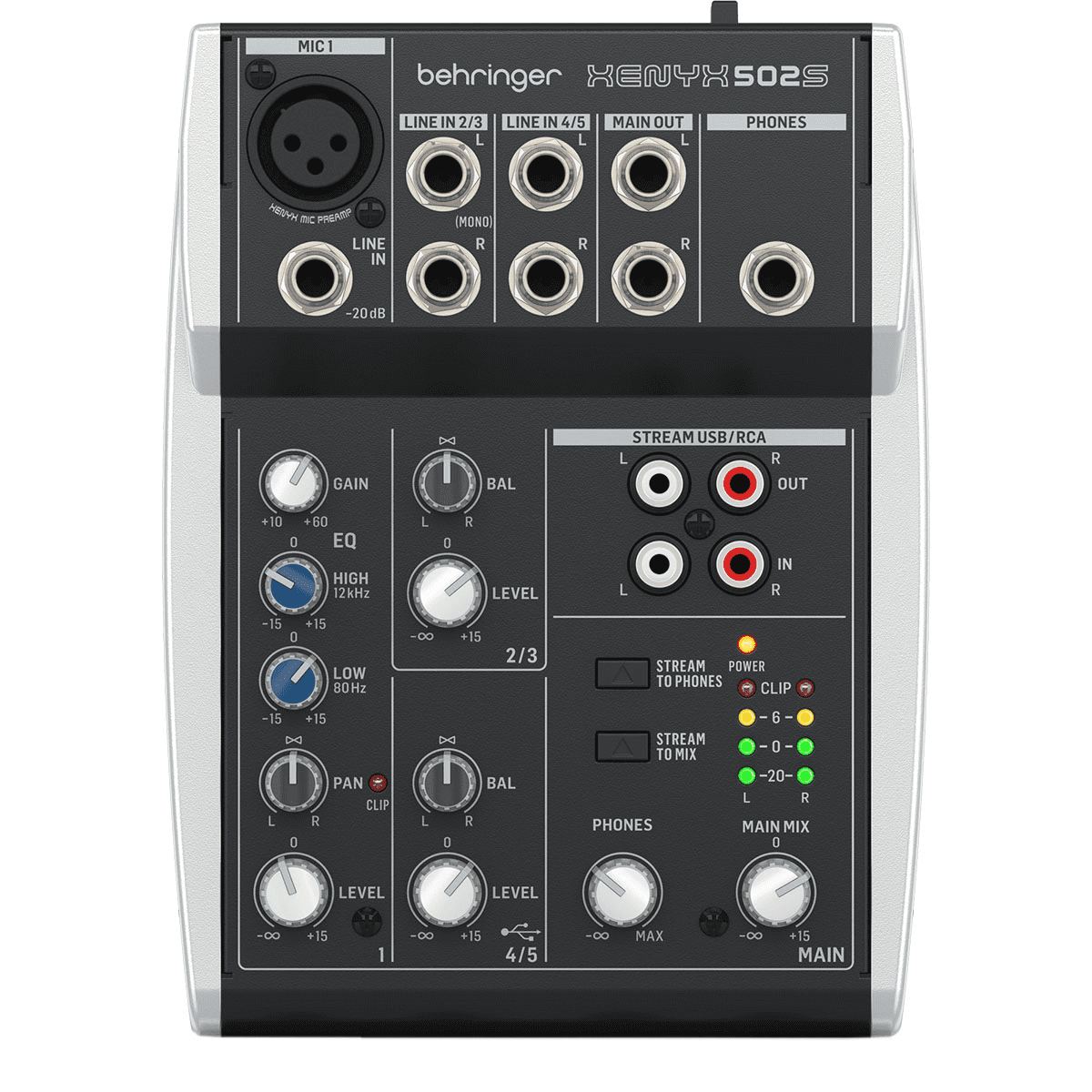 Mezcladora Behringer Xenyx 502s 5 Canales Con Switch Y Usb | Walmart en ...
