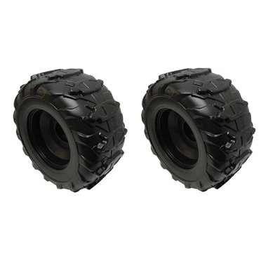 2 Power Wheels BCK85-2659 Jeep Wheel Tire Plus 2 Retainer Caps ...