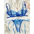 Ausing Women’s 2 Piece Sheer Lace Bra and Panty Set Cute Bow ...