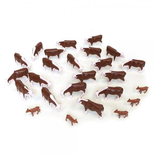 ERTL Hereford Cows (Pkg of 25) 1:64 Scale - Walmart.com - Walmart.com