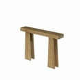 Barara King 70.9" Solid Wood Console Table with Reinforced Frame, Extra ...