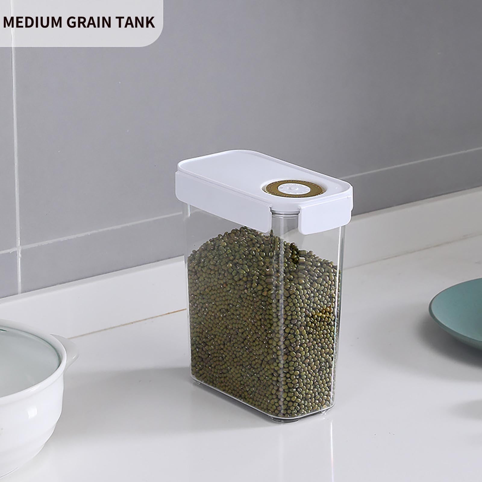 High-end Light Luxury Wind Miscellaneous Grain Bucket Kitchen Beans ...