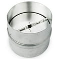 Neverest RK 6" inch Backdraft Shutter Damper Steel Connector Duct ...