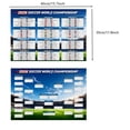 Sinkoo 2 Pack 2026 World Soccer Schedule Poster, 15.7x11.8 Inches ...