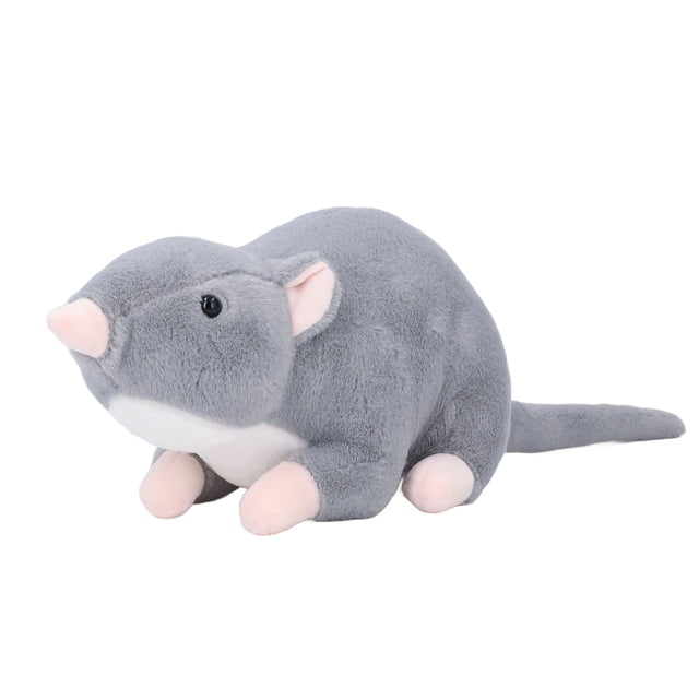 Mouse Stuffed Doll, Adorable Funny Grey Mouse Plush Toy for Home for ...