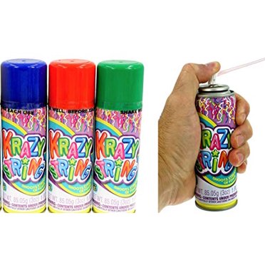 24 Pack of Party Silly String Spray for Kid's Events/Celebrations ...