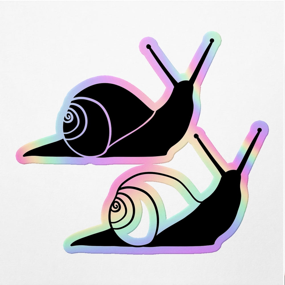 Vinyl Stickers Decals Of Snails Animal V3 - Apply On Any Smooth ...