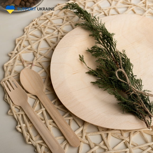 Disposable Wooden Plates