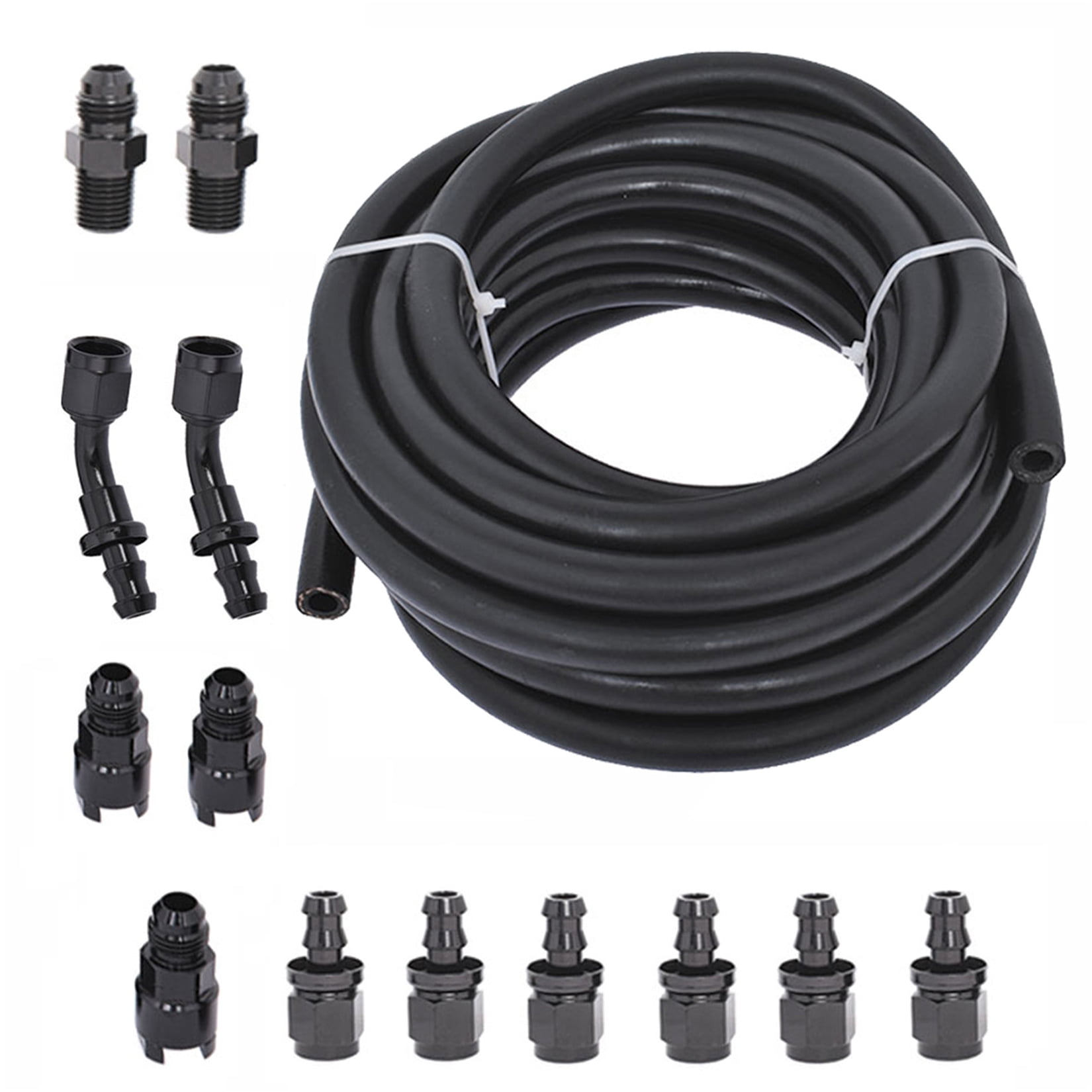 3/8 6AN Complete LS Conversion Fuel Injection Line Fitting Adapter Kit ...