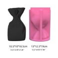 DIY Gypsum Paper Bag Vase Flowerpot Silicone Mold for Plaster Cement ...