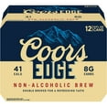 Coors Edge Non-Alcoholic Beer Multipack, 12 Pack, 12 fl oz Cans, 0.4% ...