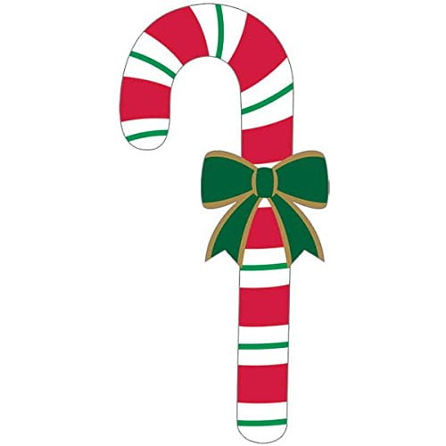 Christmas Candy Cane Printed Paper Cutout Decoration, 27" - Walmart.com ...