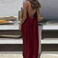 Backless Cami Dress for Women 2026 Summer Sleeveless V Neck Spaghetti ...