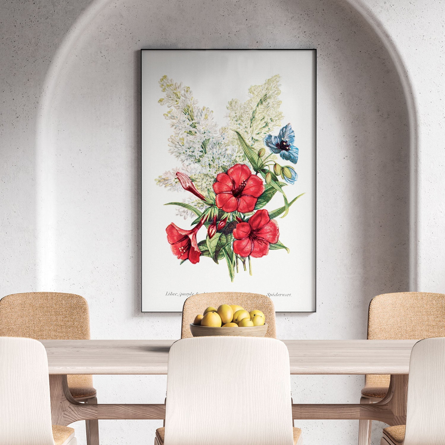 Lilac - Purple and White, Marvel of Peru and Spiderwort - 1896 | Robert ...