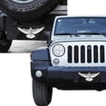 Eagle Compass Mountain Forest Moon Clouds Aluminum License Plate 6 x 12 ...