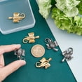 6Pcs 2 Colors PVD Vacuum Plating 304 Stainless Steel Pendants Elephant ...