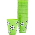 16 Pack Reusable Plastic Soccer Cups for Kids, Sports Party Decorations ...