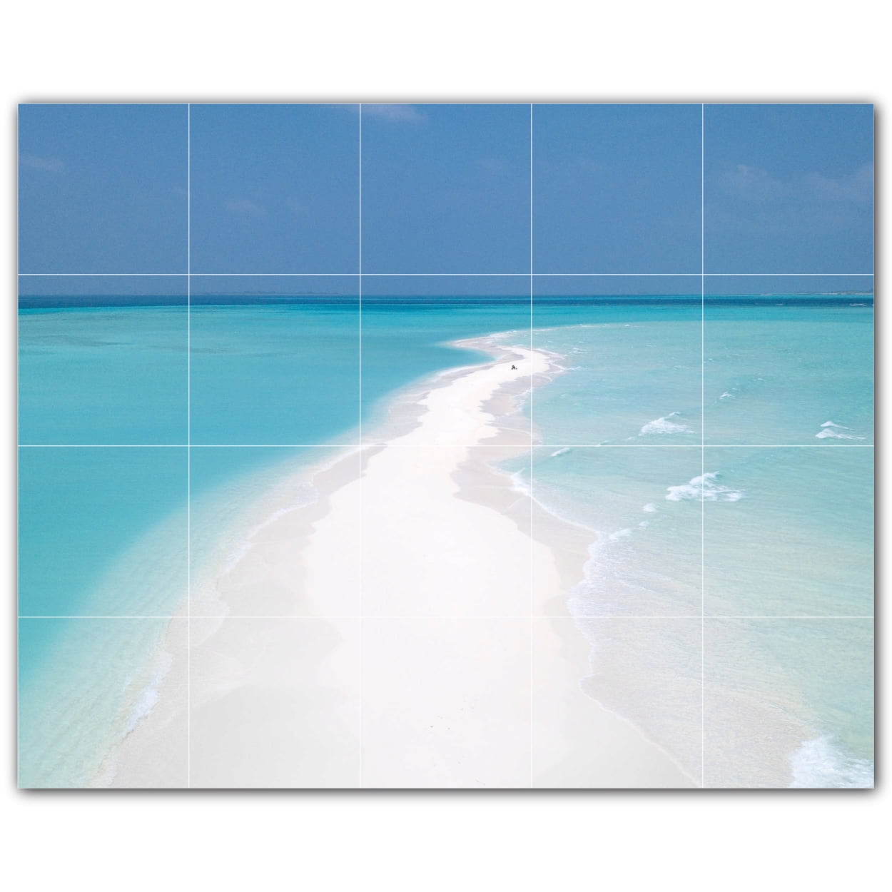 Picture-Tiles.com: Beach Ceramic Tile Wall Mural WAL500063-54XL. 60"W x ...