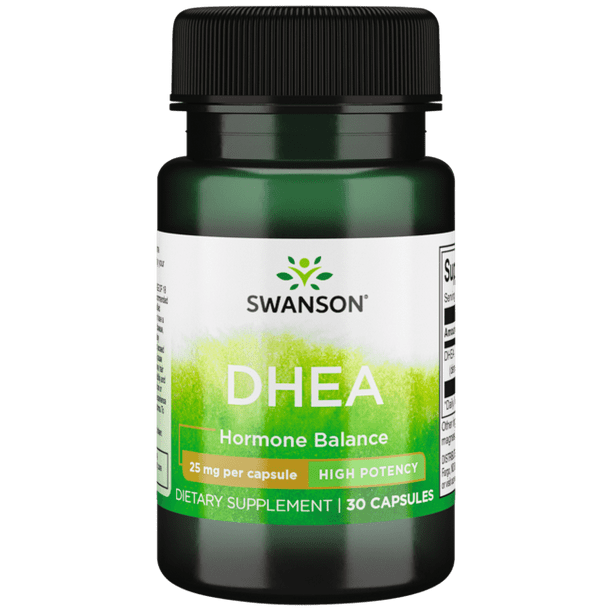 Swanson Dhea 25 mg 30 Capsules - Walmart.com