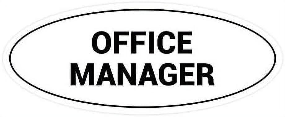Oval Office Manager Sign (White) - Large - Walmart.com