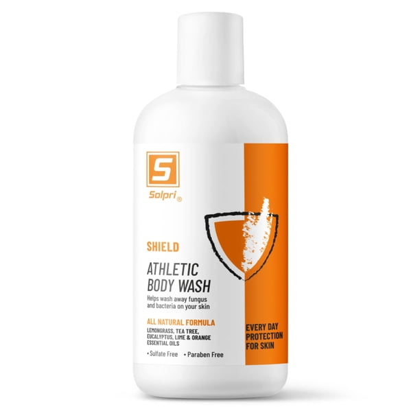 Gel de ducha para deportistas Solpri Shield sin sulfatos con aceites de ...