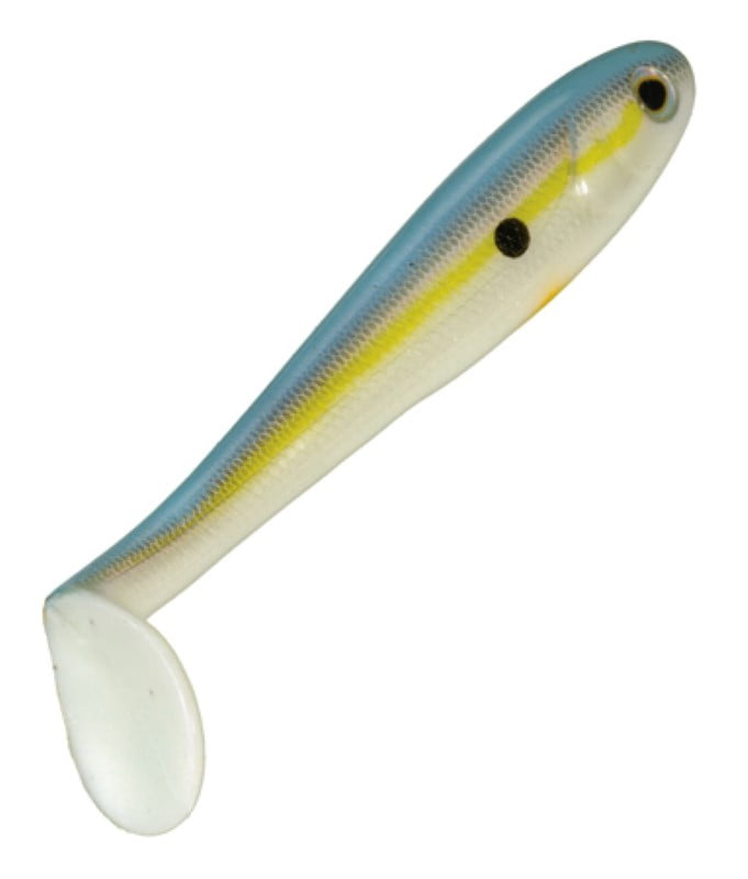 Strike King Shadalicious 4.5 In. Swim Bait Neon Ghost Minnow - Walmart.com