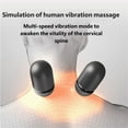 3-in-1 Neck Massager Pillow with Heat & Electric Cervical Traction ...