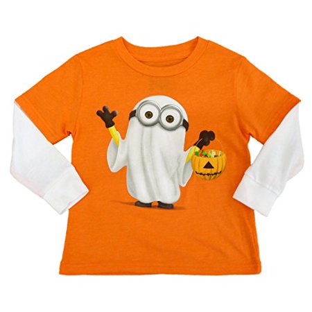 Despicable Me - Despicable Me Infant & Toddler Boys Orange Minion Ghost ...