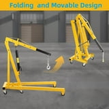 Folding Engine Hoist, 2 Ton 4400 Lbs Engine Crane Heavy Duty Engine ...