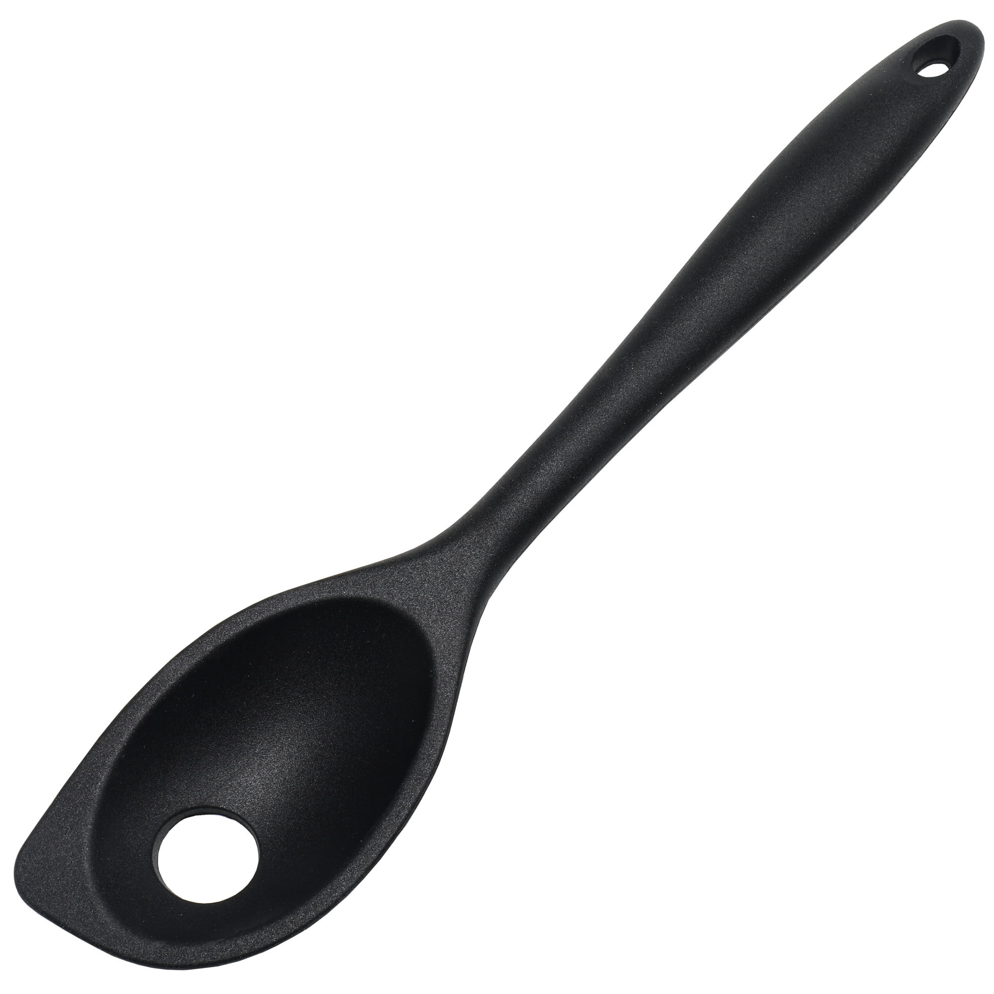 Chef Craft Premium Silicone Mixing Spoon, 11 inch, Black - Walmart.com