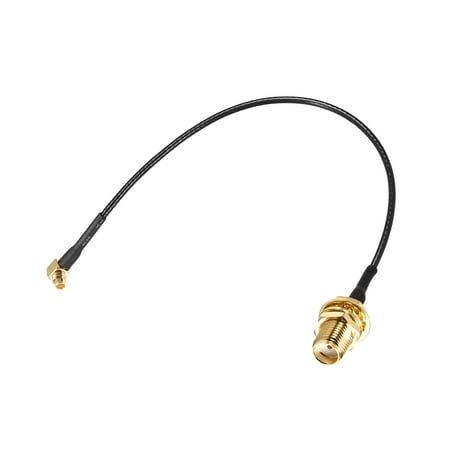 MMCX Male Right Angle To SMA Female Bulkhead,,Pigtail Antenna Coaxial RF1.37 Low Loss Cable,RF ...