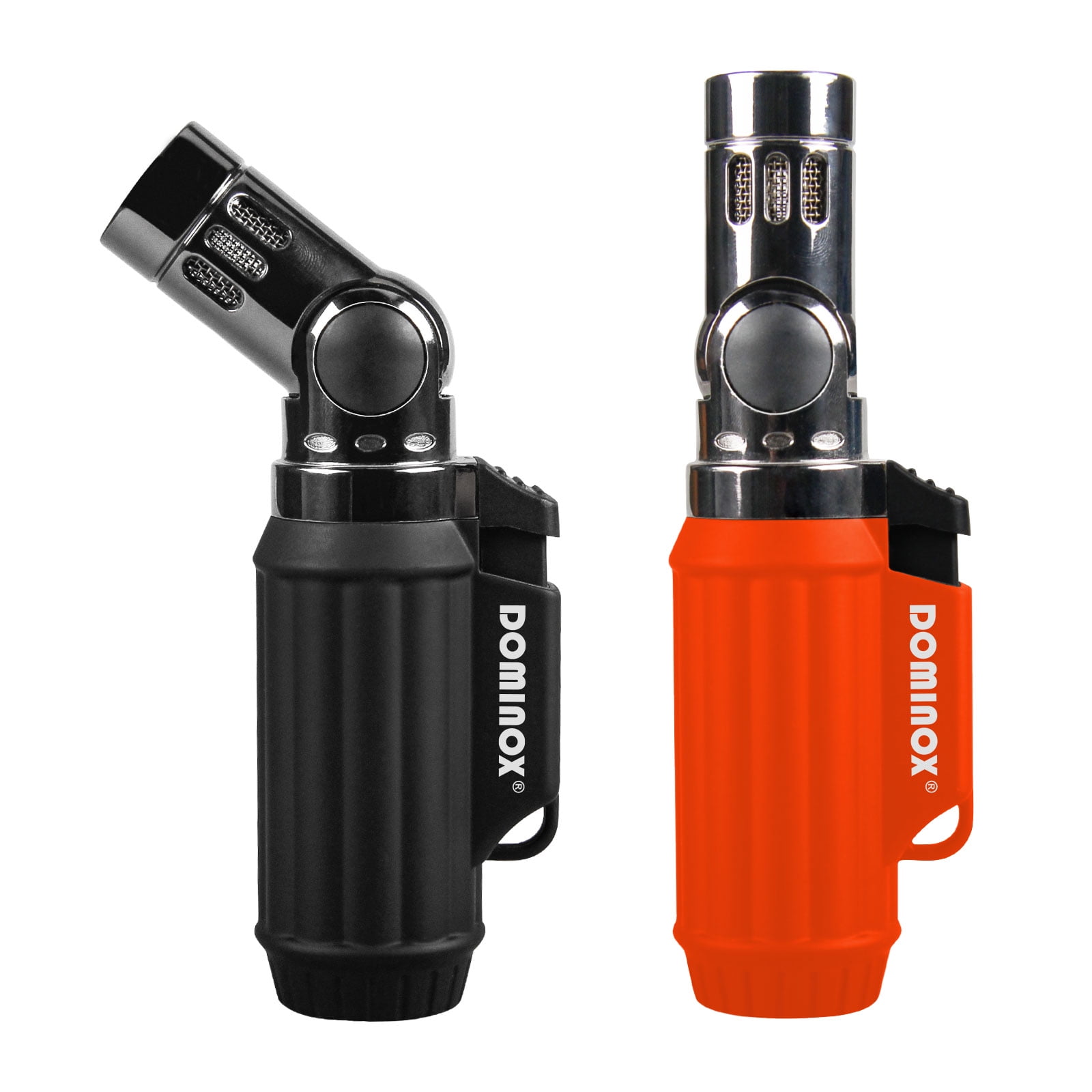 DOMINOX Torch Lighter 2pcs Twinset Packed Butane Lighter Refillable ...