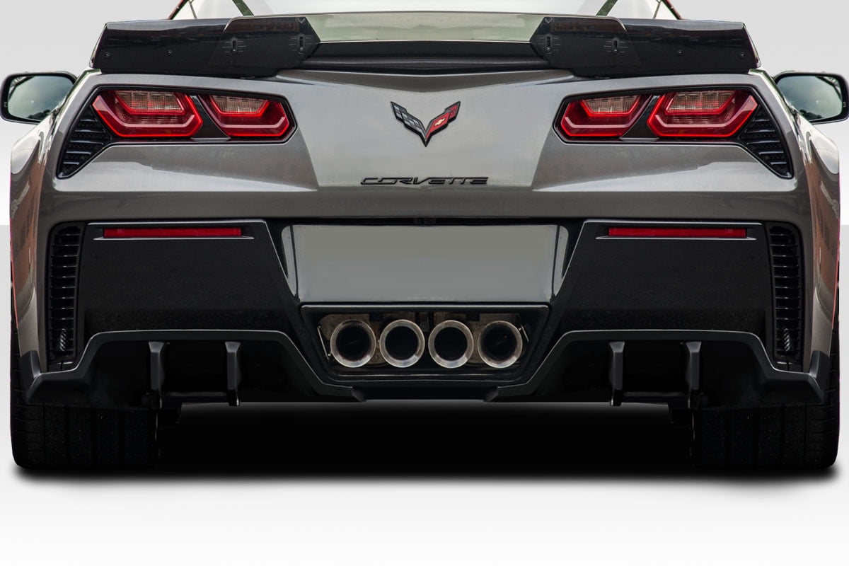 2014-2019 Chevrolet Corvette C7 Duraflex Exe Rear Diffuser - 2 Pieces ...