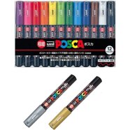 Elmer's Painters Opaque Paint Markers 5-Pack Calligraphy Tip, Elmer's ...