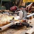 Anqdy 12-Inch Dual Bevel Sliding Compound Mitre Saw 3800RPM, 15Amp ...