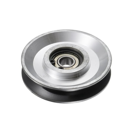 Uxcell Guide Pulley Wheel 8x60x13mm Deep Groove Pulley Bearing, Silver ...