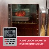 Cooper-Atkins Digital Thermometer,LCD,Immersion Probe DTT361-01 ...