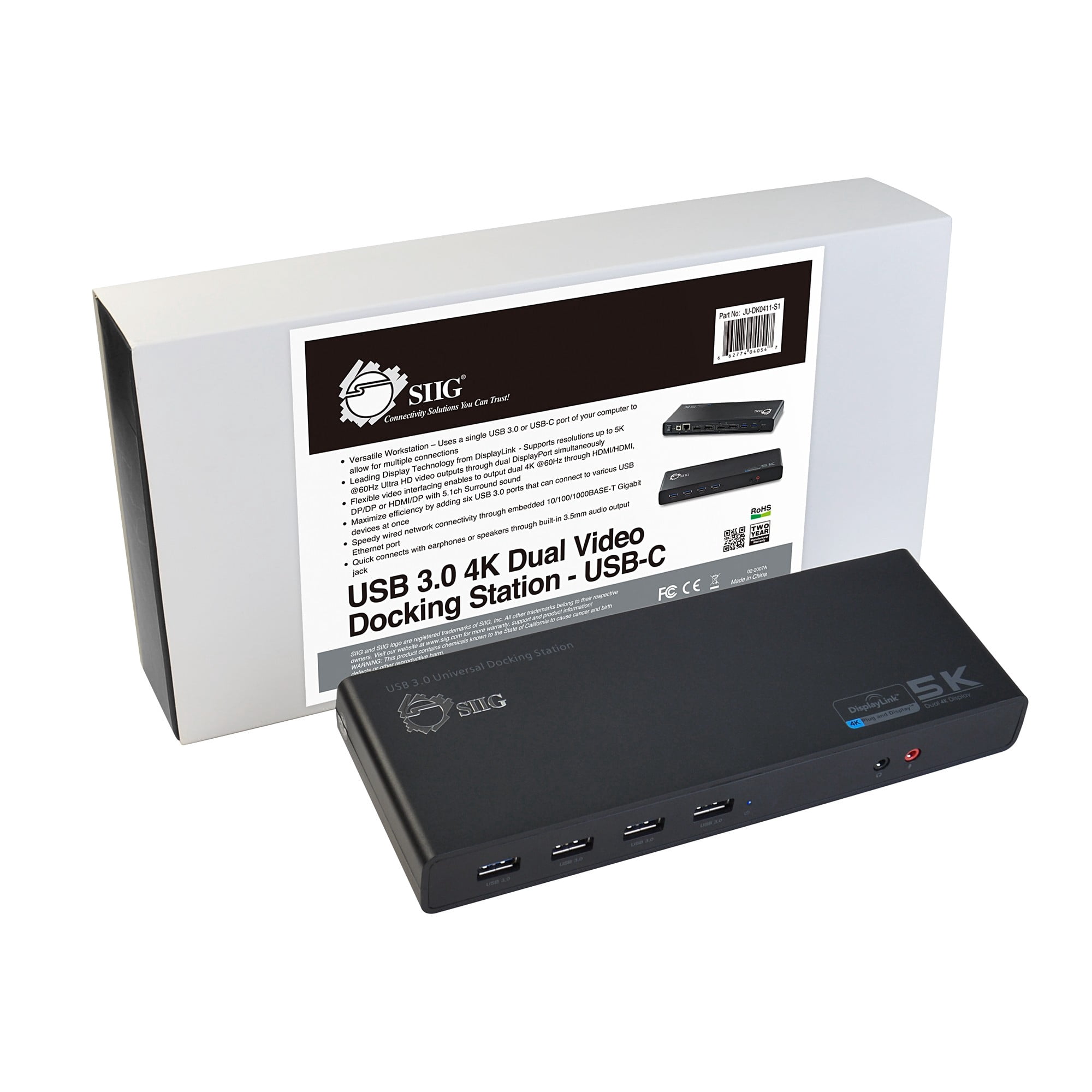 Buy SIIG USB 3.0 4K Dual Video Docking Station - USB-C Online at Lowest ...
