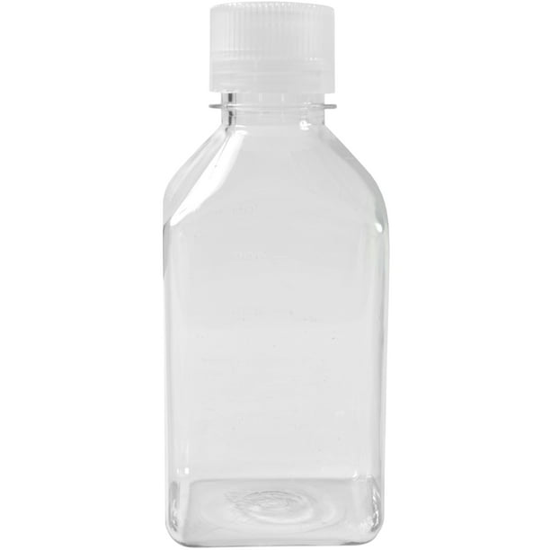 Nalgene Transparent Lexan Polycarbonate Square Storage Bottle - 16 oz ...